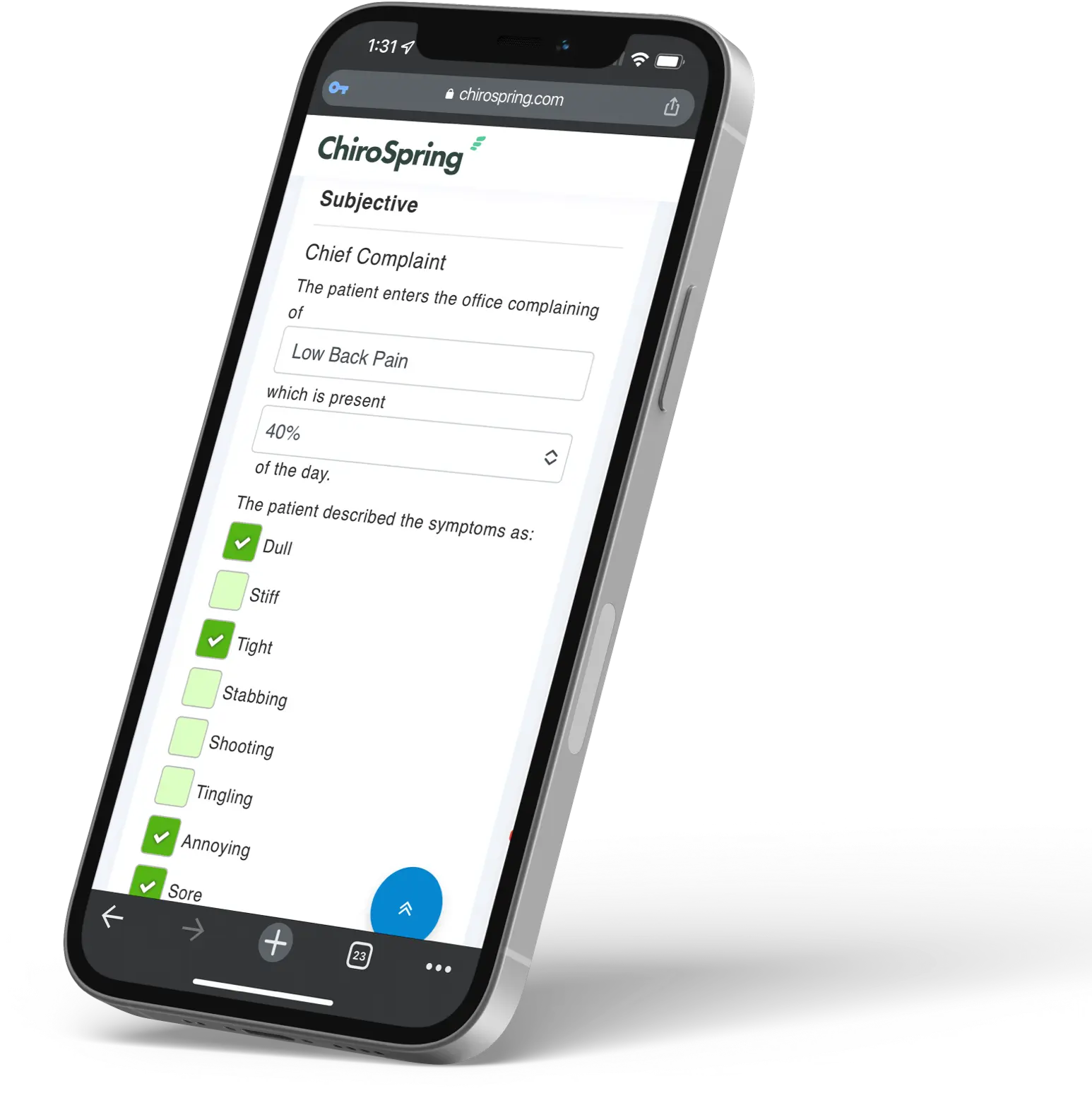 ChiroSpring Chiropractic Software: Fully Customizable | Home